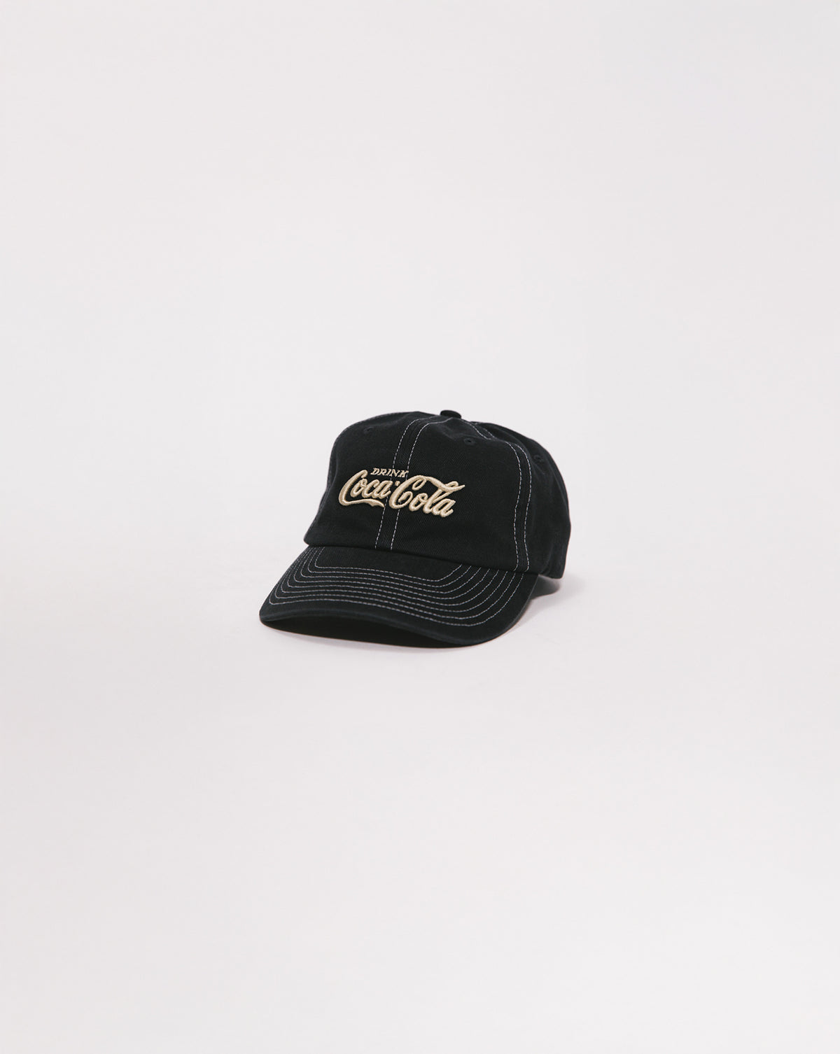 Black Classic Coke Faded Dad Cap – Something Very Special